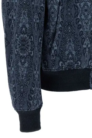 Etro Patterned Jacquard Zip Fastened Bomber Jacket
