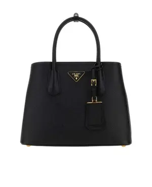 Prada Logo Handbag - Black