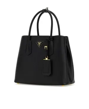 Prada Logo Handbag - Black
