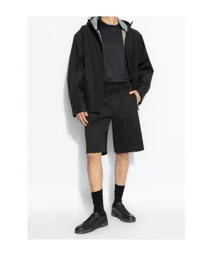 Dolce & Gabbana Logo Plaque Shorts - Black