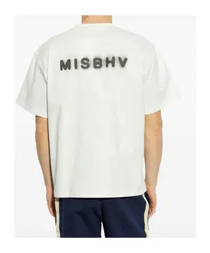 MISBHV Logo-printed Crewneck T-shirt - White