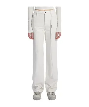 ANN DEMEULEMEESTER Belted Wide-leg Trousers - No