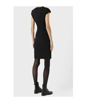 Giorgio Armani Round Neck Zip Up Dress