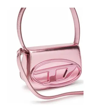DIESEL® 1 Dr Cracked Shoulder Bag - Pink
