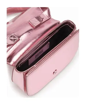 DIESEL® 1 Dr Cracked Shoulder Bag - Pink