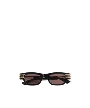 Bottega Veneta Bolt Squared Sunglasses - Black