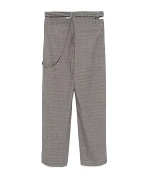 Ottolinger Checked Trousers - Gry