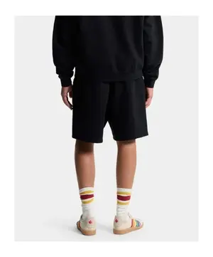 Dsquared2 Relaxed Fit Embroidered Logo Shorts - Black