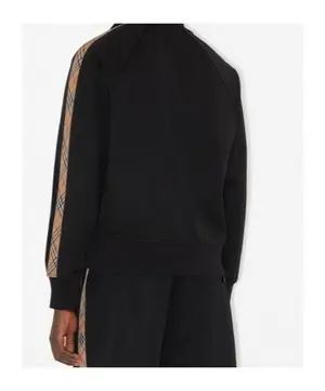 Burberry Zip-up Track Jacket With Equestrian Knight Embroidery