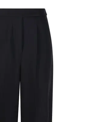 Max Mara Pleated Tailored Trousers - Black
