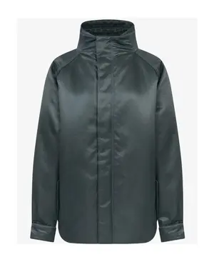 Alaïa Fur-embellished Maxi Bomber Jacket