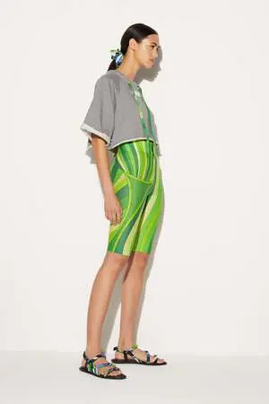 Emilio Pucci Melange-effect Cropped Top