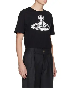 VIVIENNE WESTWOOD Orb Printed Crewneck T-shirt