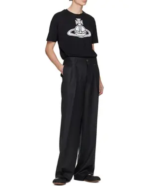 VIVIENNE WESTWOOD Orb Printed Crewneck T-shirt