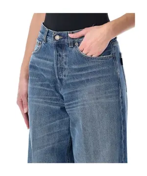HAIKURE Bethany High-rise Wide-leg Jeans - Blue