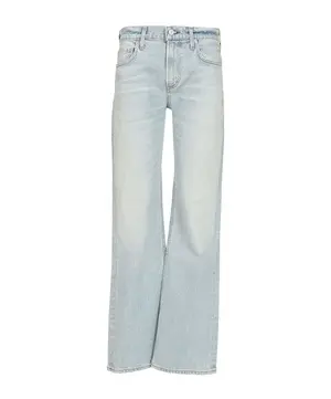 Citizens Of Humanity Wide Leg Jeans - Light Blue