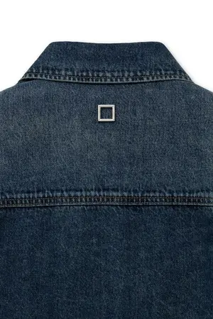 WOOYOUNGMI Logo-plaque Denim Shirt