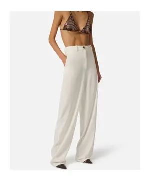 Elisabetta Franchi Lightweight Crêpe Trousers