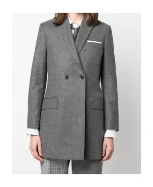 Thom Browne Double-breasted Tailored Coat