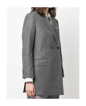 Thom Browne Double-breasted Tailored Coat
