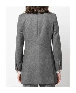 Thom Browne Double-breasted Tailored Coat
