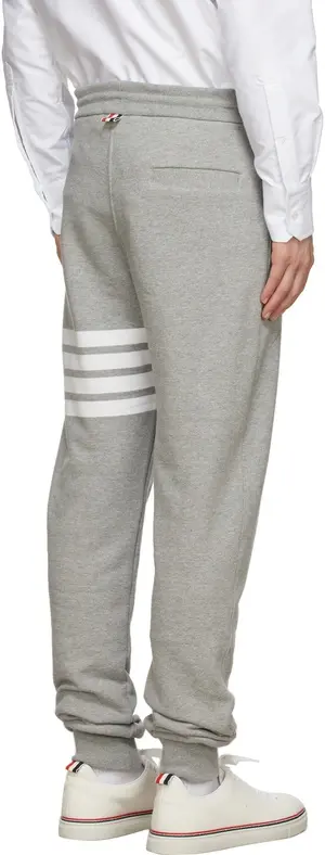 Thom Browne 4-bar Stripe Sweatpants - Gray