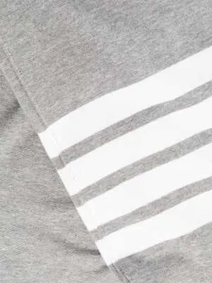 Thom Browne 4-bar Striped Sweatpants - Gray