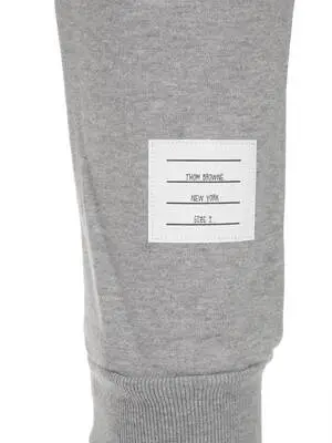 Thom Browne 4-bar Striped Sweatpants - Gray