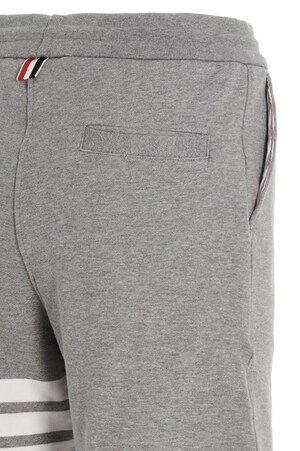 Thom Browne 4-bar Striped Sweatpants - Gray