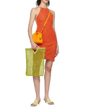 Bottega Veneta Point Woven Crossbody Bag