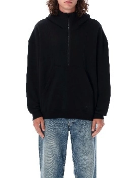 Saint Laurent Half-zipped Long-sleeved Hoodie