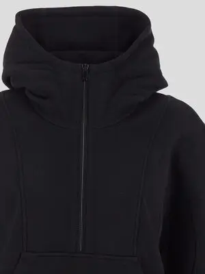 Saint Laurent Half-zipped Long-sleeved Hoodie
