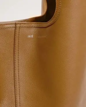 AMI Paris Etienne Leather Hobo Bag