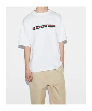 Gucci Logo Printed Jersey T-shirt - White