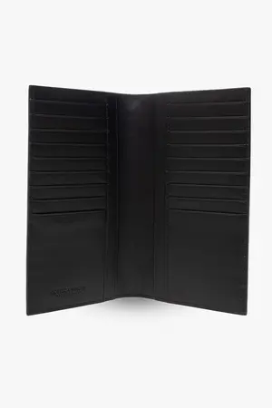 Bottega Veneta Intrecciato Slim Long Wallet - Black