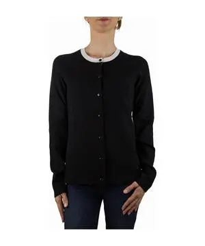 Emporio Armani Round Neck Long Sleeve Cardigan