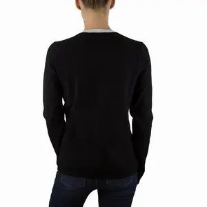 Emporio Armani Round Neck Long Sleeve Cardigan