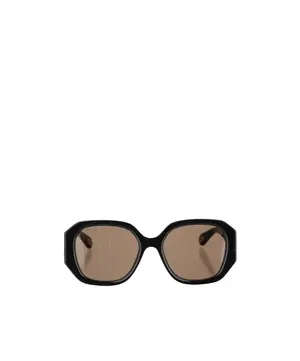 Chloé Geometric Frame Sunglasses - Brown
