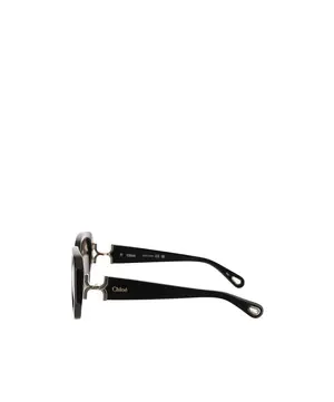 Chloé Geometric Frame Sunglasses - Brown