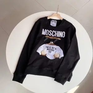 Moschino Teddy Graphic Print Sweatshirt - Black