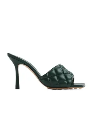 Bottega Veneta Quilted Padded High-heeled Sandals