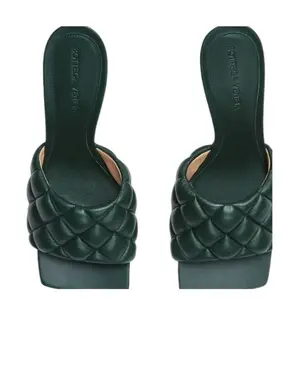 Bottega Veneta Quilted Padded High-heeled Sandals