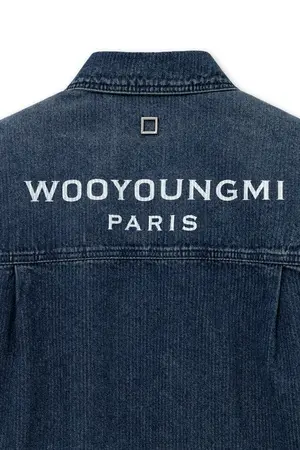 WOOYOUNGMI Denim Shirt With Back Logo