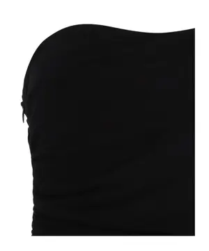 Magda Butrym Ruched Strapless Mini Dress
