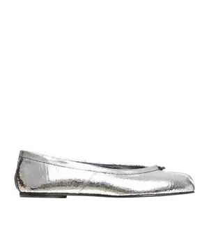 MAISON MARGIELA Tabi Ballerina Flats - Silver