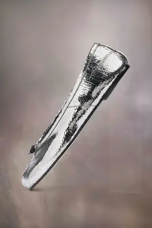 MAISON MARGIELA Tabi Ballerina Flats - Silver