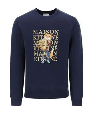 Maison Kitsune Crewneck Sweatshirts Hoodies For Men