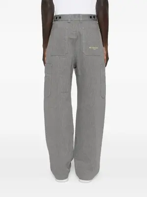Givenchy Couture Seam Cargo Trousers - Grey