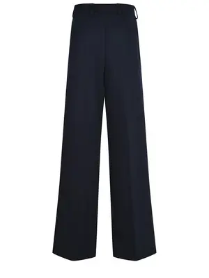 Max Mara Wide-leg Belted Pants - Black