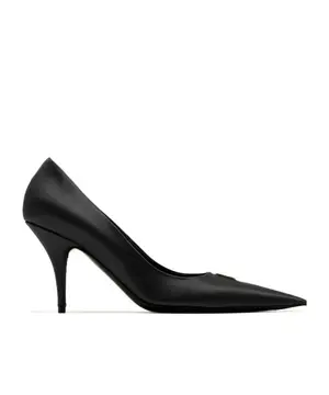 Balenciaga Logo Plaque Pointed-toe Pumps